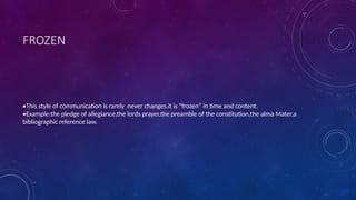 ORAL COMMUNICATION PRESENTATION speeches | PPTX