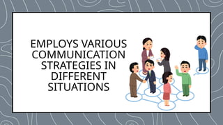 Different types of communicative strategies | PPTX