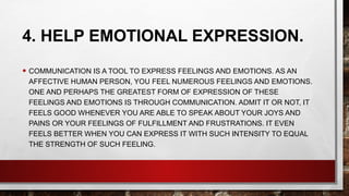 Oral Com Functions of communication Grade 11 | PPTX