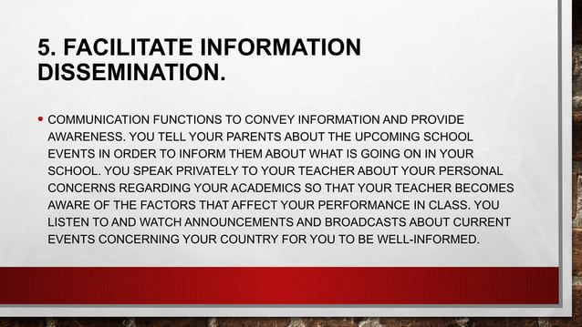 Oral Com Functions of communication Grade 11 | PPTX