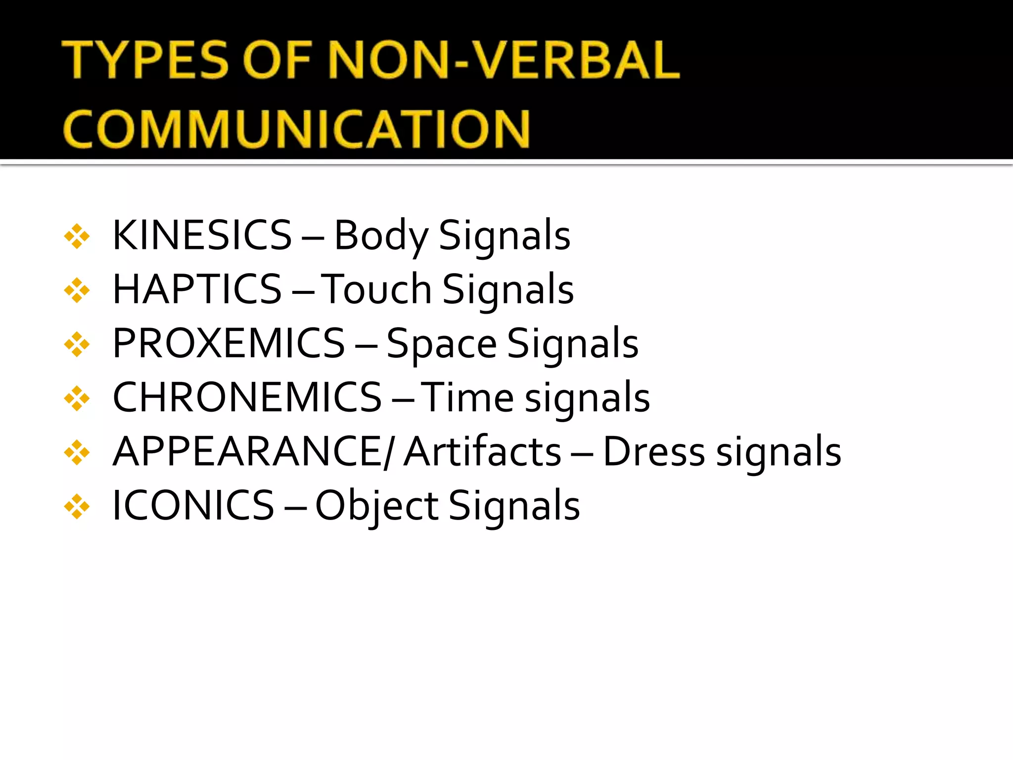 Verbal and Non-verbal Communication | PPTX