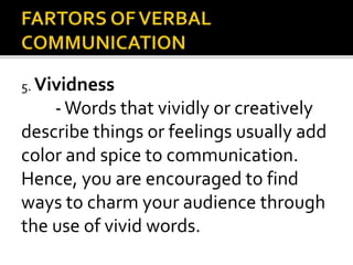 Verbal and Non-verbal Communication | PPTX