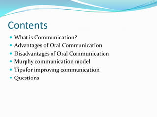 Basics of Communication | PPT
