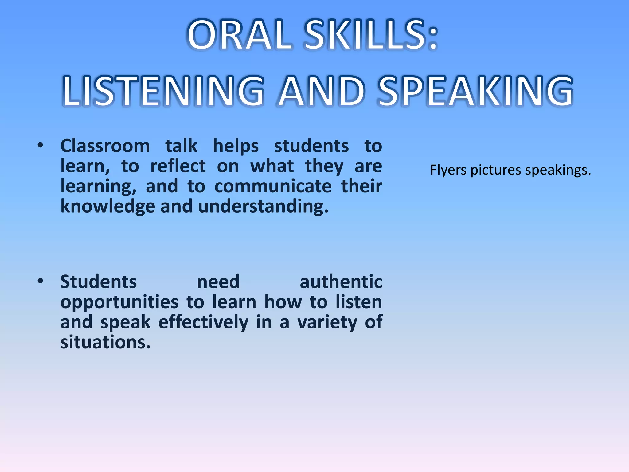 Oral communication | PPTX
