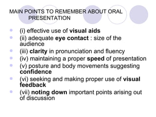 Oral communication | PPT