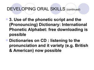 Oral communication | PPT