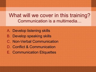 Oral communication | PPT