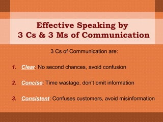 Oral communication | PPT