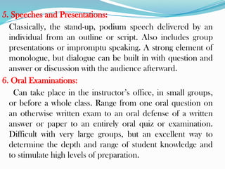 samples of oral communication activities | PPTX