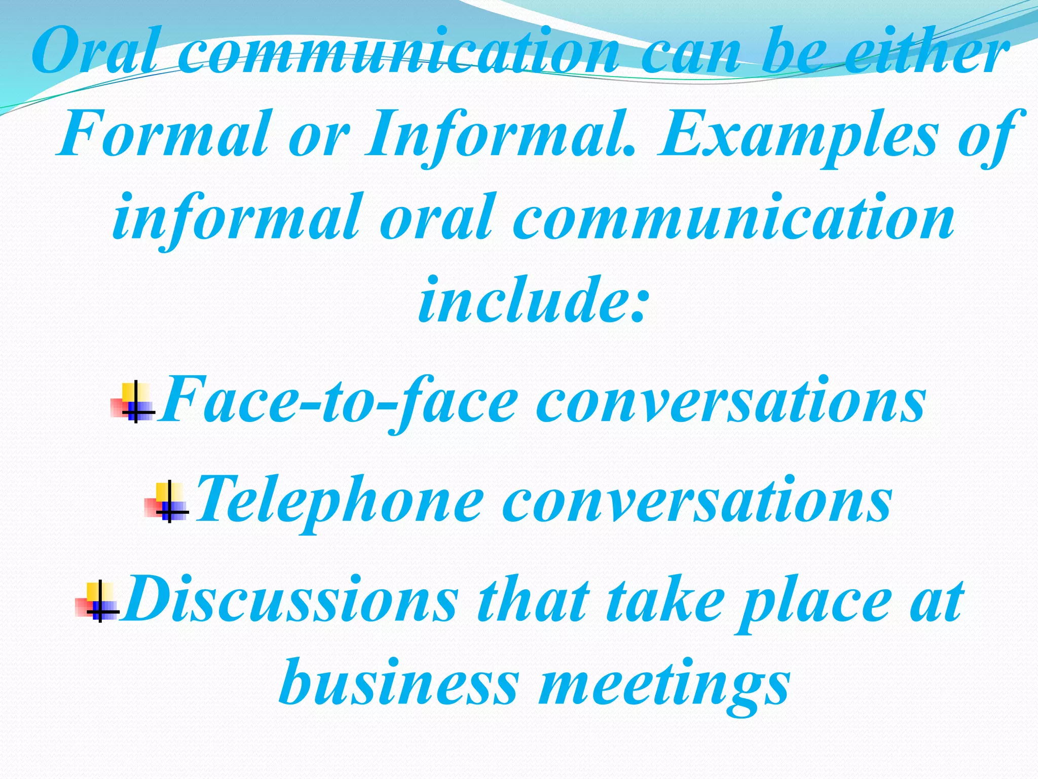 Oral communication | PPTX
