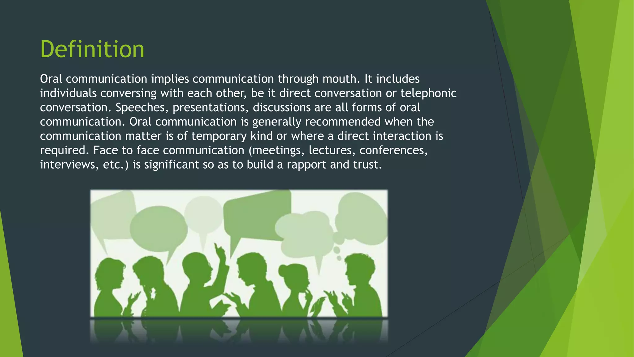 Oral communication | PPTX