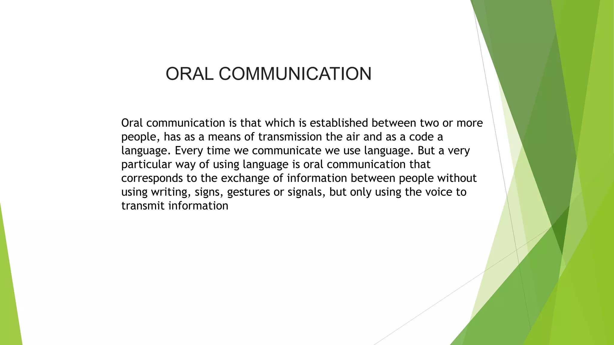 Oral communication | PPTX | Web Conferencing | Computer Software and ...