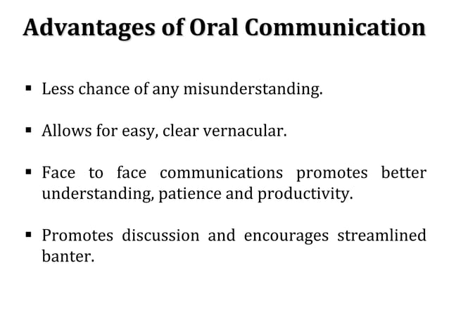 Oral Communication - Process, Types, Phases, Elements | PPTX