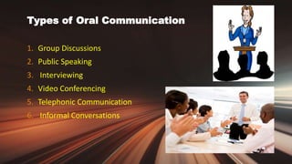 Oral Communication as Being Applied to Professional Settings.pptx