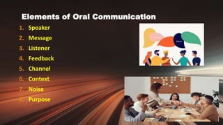 Oral Communication as Being Applied to Professional Settings.pptx