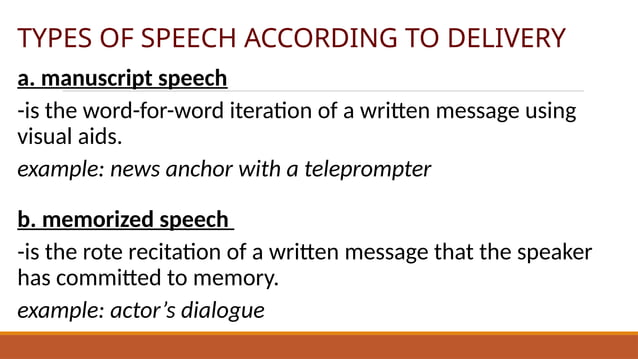 Oral Communication-Lesson 8-Speech & Types.pptx