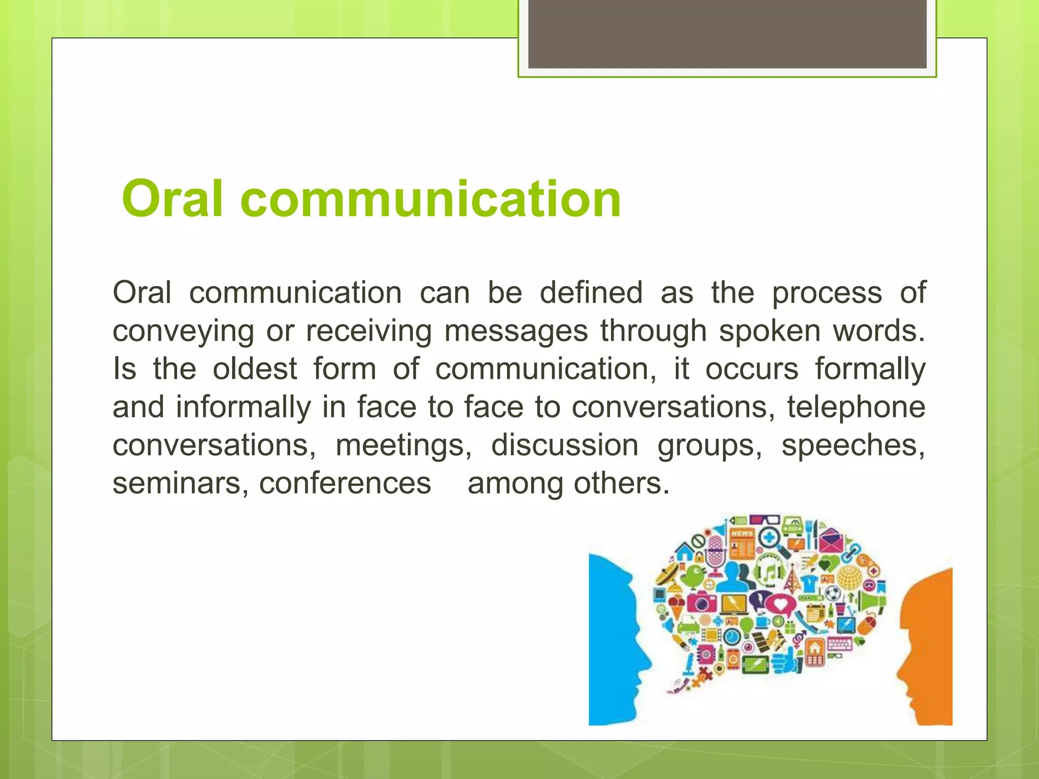 Oral communication- Oscar Gil | PPTX