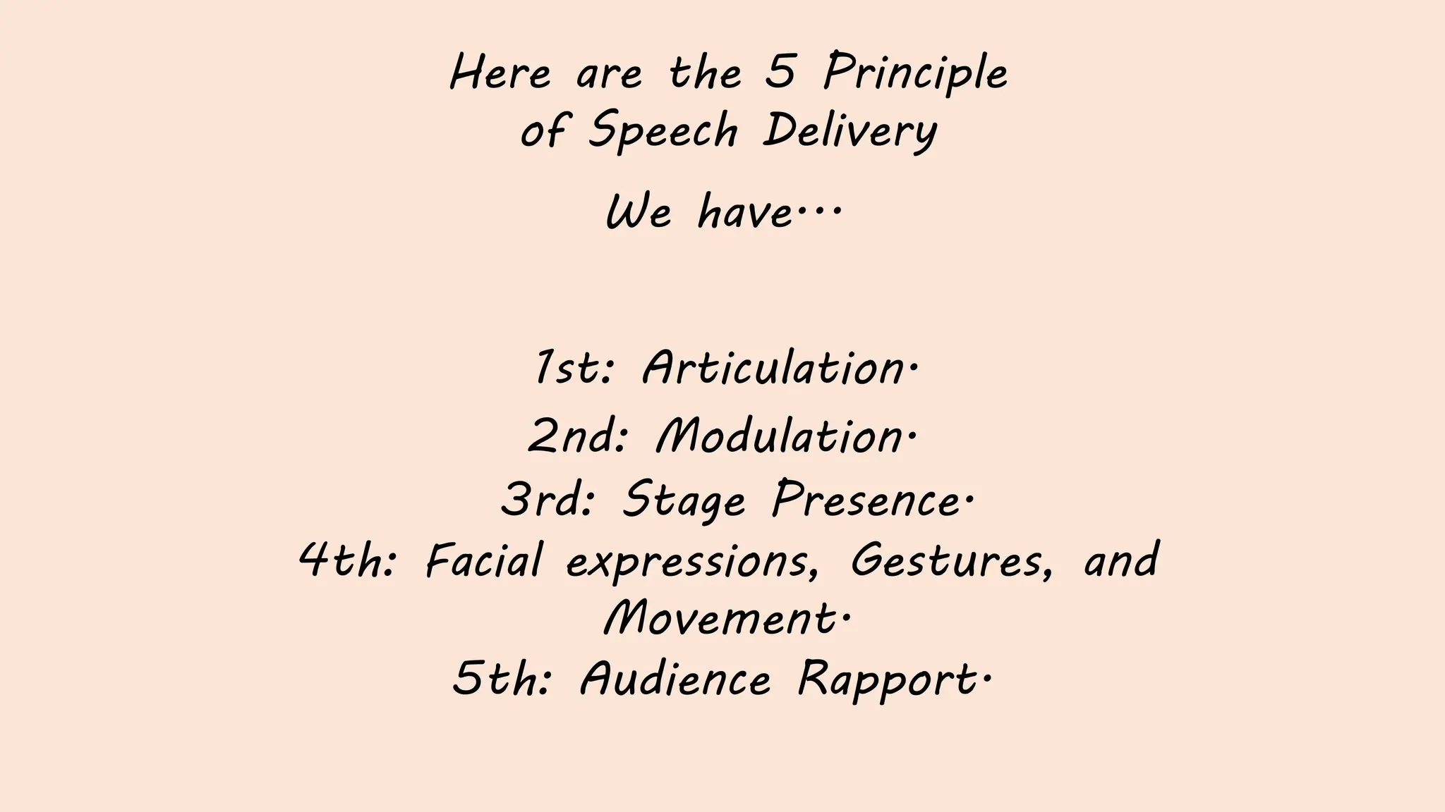 Oral Communication - Principle of Speech Delivery.pptx