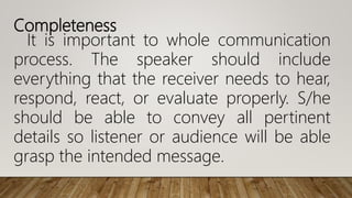 Oral communication | PPTX