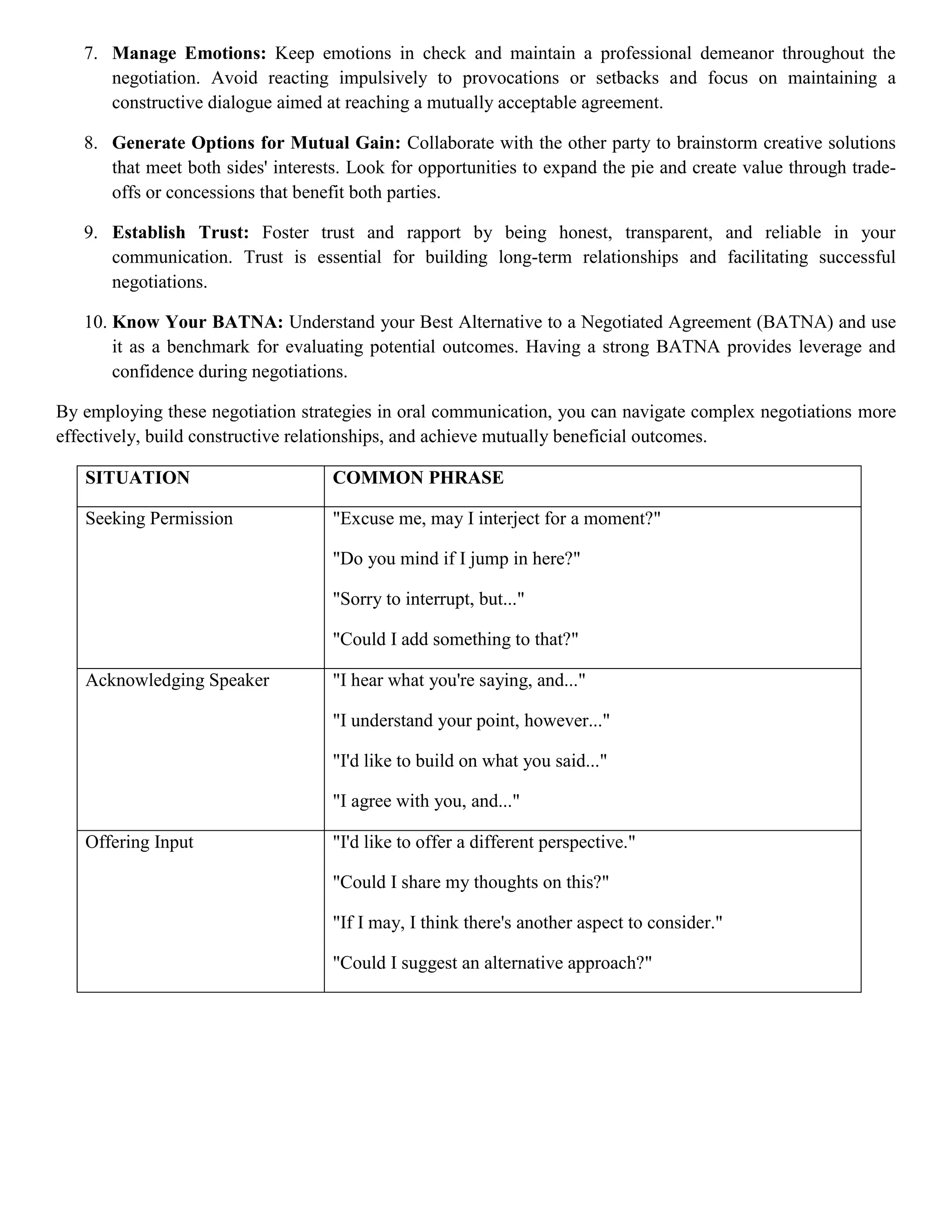 ORAL COMMUNICATION DIFFERENT STRATEGIES TO LEARN FOR AN EFFECTIVE ...