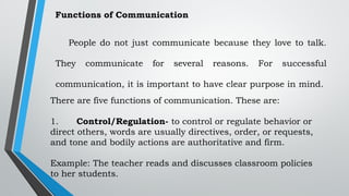 what is communication and its functions? | PPT