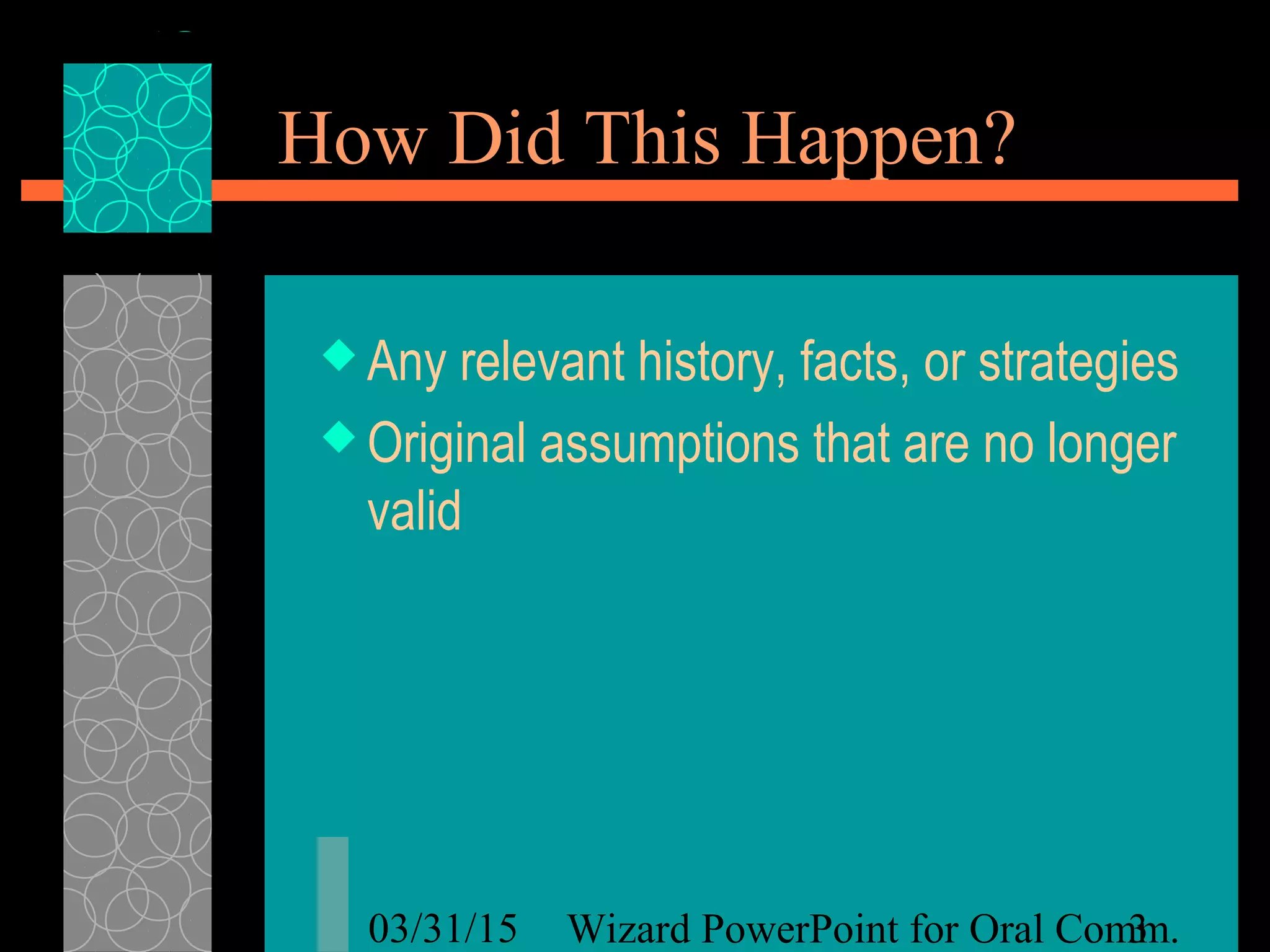 Oral Communications | PPT