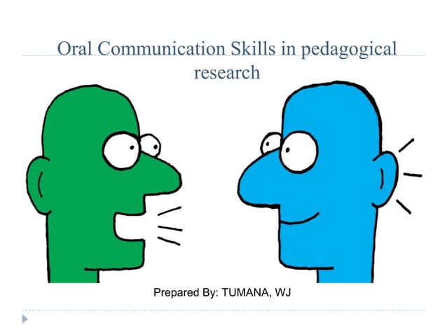 Oral communication skills in pedagogical research | PPTX | Special ...