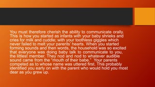 Oral communication week 4 | PPTX