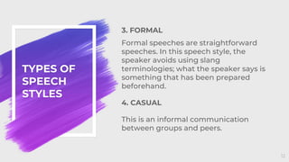 ORAL COMMUNICATION (Quarter Two Week One) | PPTX