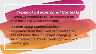 ORAL COMMUNICATION (Quarter Two Week One) | PPTX