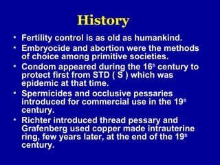 Combined Contraceptives, Past, Present and Future | PPT