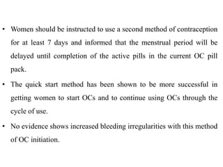 Oral contraception | PPTX