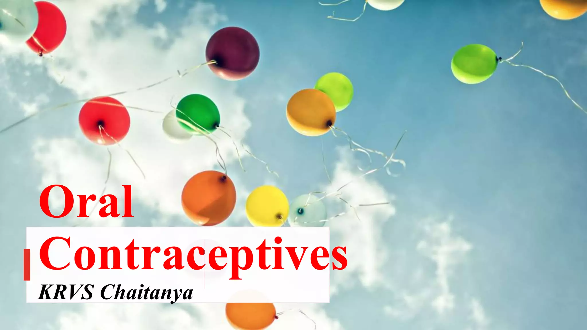 Oral contraceptive | PPT