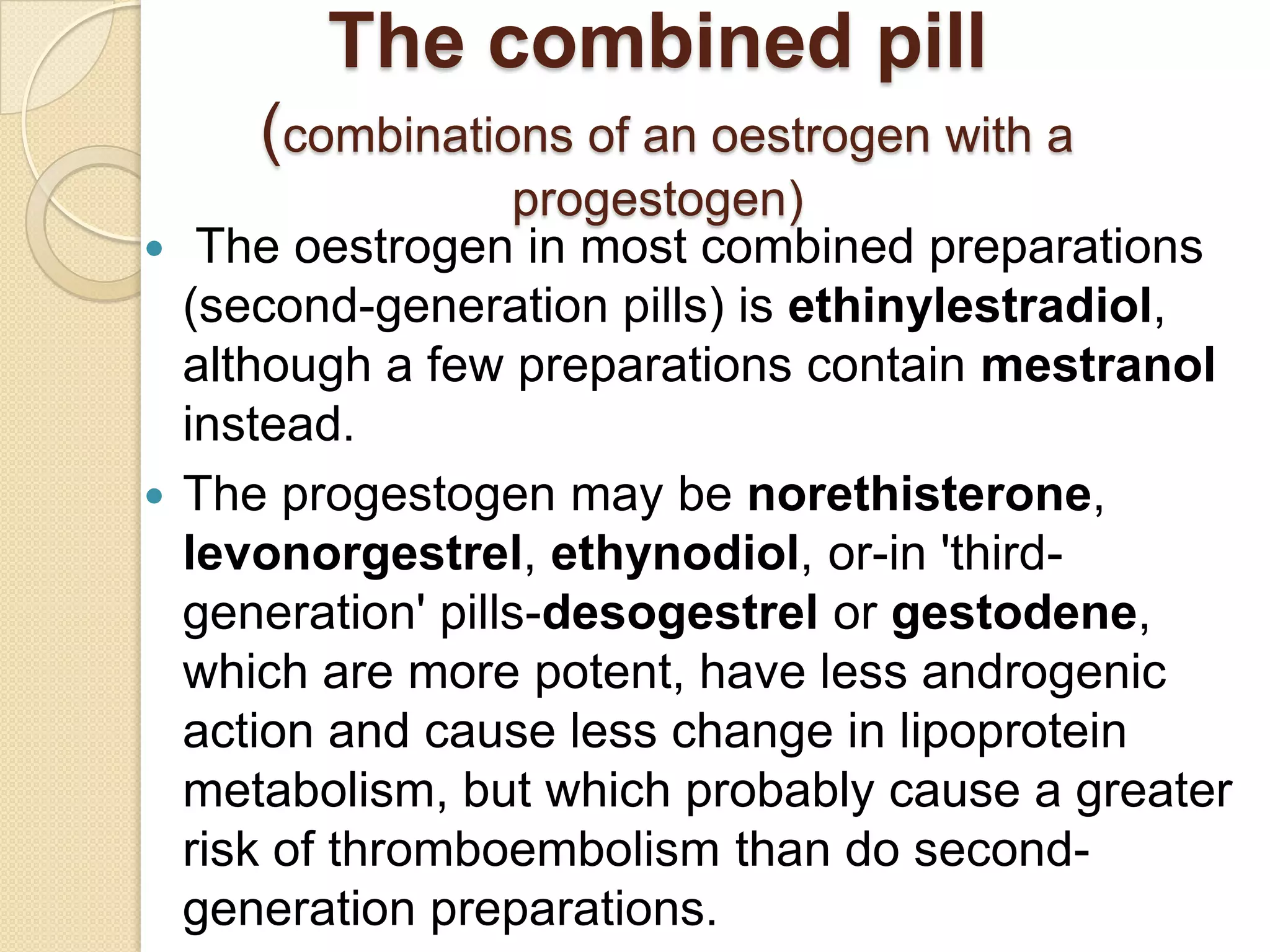Oral contraceptives | PPTX