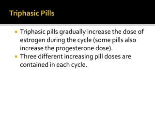 Oral contraceptives | PPTX