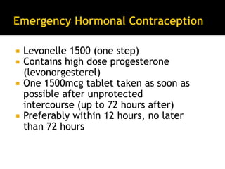 Oral contraceptives | PPTX