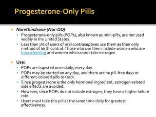 Oral contraceptives | PPTX