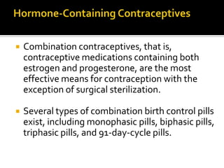 Oral contraceptives | PPTX
