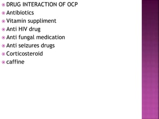 Oral contraceptives | PPT