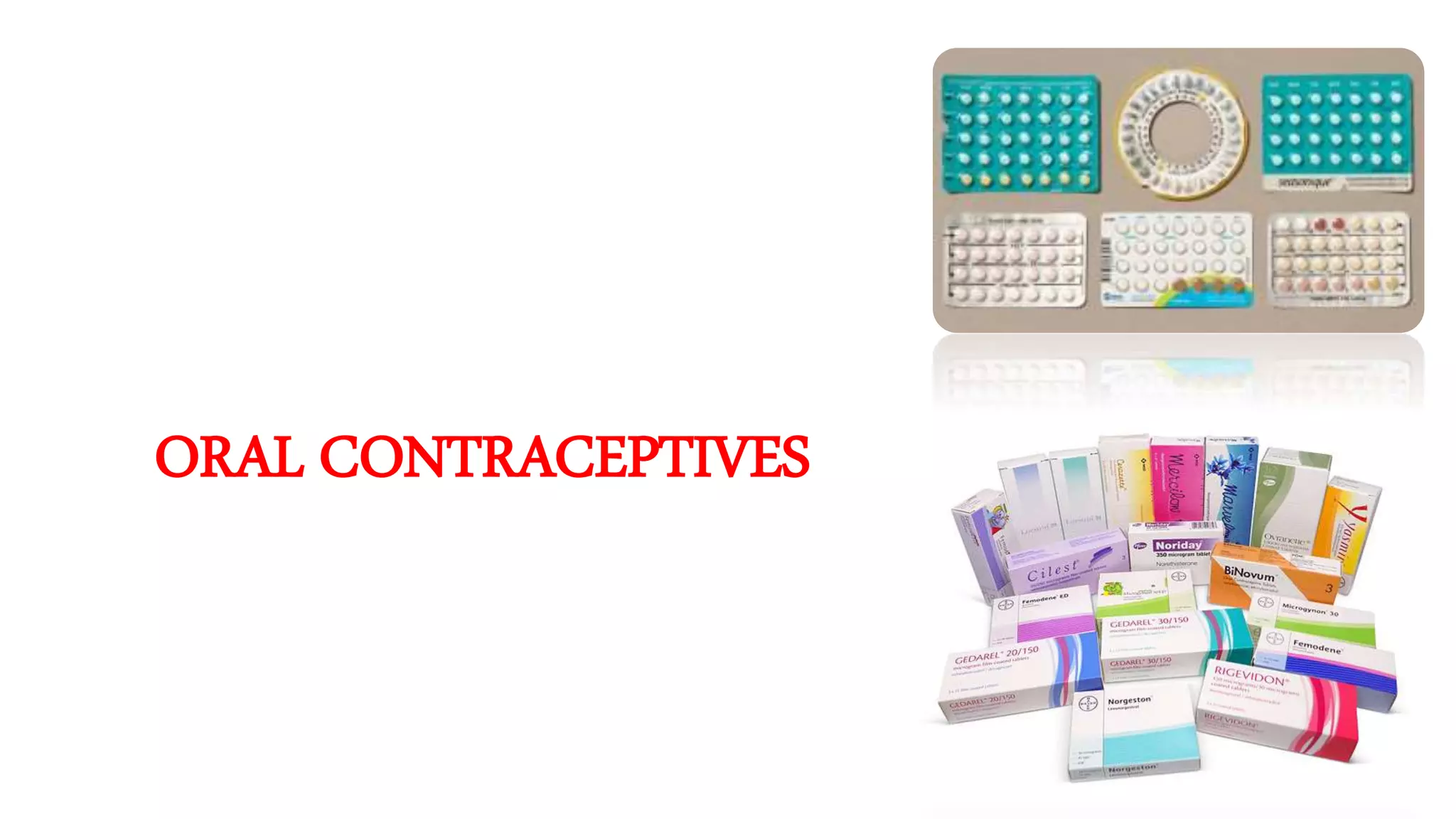 Oral contraceptives | PPTX
