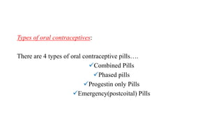 Oral contraceptives | PPTX
