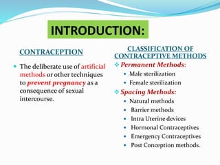 ORAL CONTRACEPTIVES | PPTX