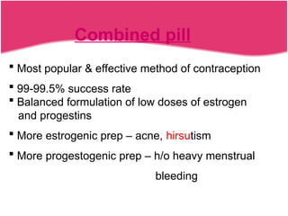 ORAL CONTRACEPTIVES dept of Pharmacology | PPT