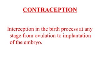 ORAL CONTRACEPTIVES Department of pharmacology | PPTX