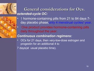 Oral contraceptives | PPT