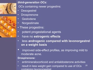 Oral contraceptives | PPT