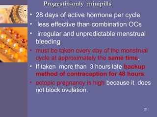 Oral contraceptives | PPT