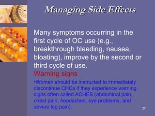 Oral contraceptives | PPT