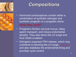 Oral contraceptives | PPT