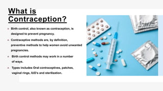 Contraception & Oral Contraceptives | PPTX